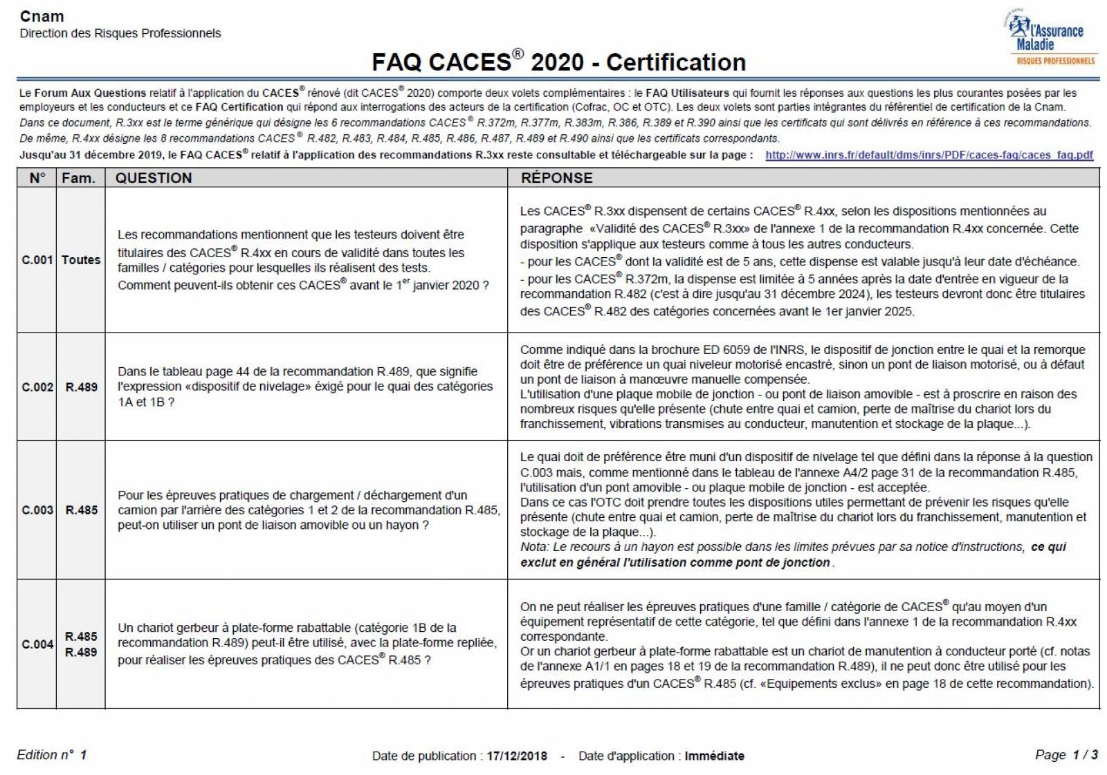 CACES® R 372 M Engins de chantier - Anciens Et Réunions